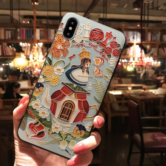 OBVGR | Cell Phones & Accessories | Alice In Wonderland Embossed Iphone ...